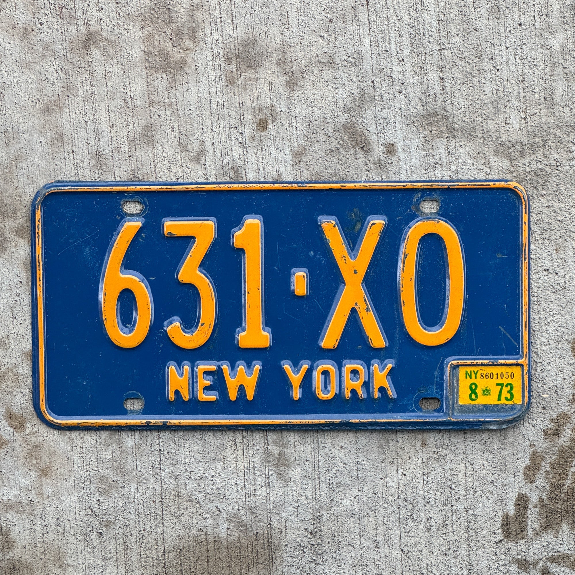 1966 1973 New York License Plate Auto Tag Suffolk County Area Code Lon ...