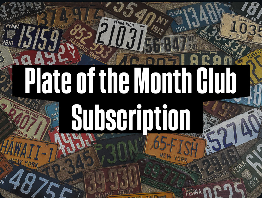 Plate of the Month Club | Annual Subscription | Classic and Premium Ti ...